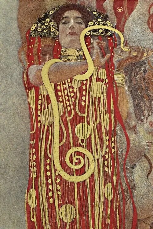 Plakát, Obraz - Gustav Klimt - Hygieia, (61 x 91.5 cm)