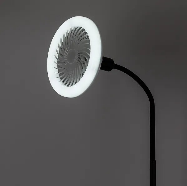 Rabalux 74031 - LED Stojací lampa s ventilátorem 1xE27/16W/230V