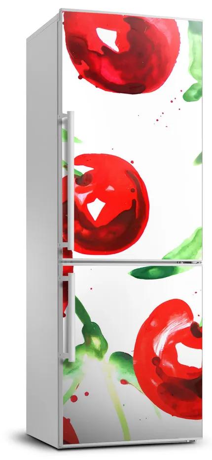 Wallmuralia Nálepka na ledničku do domu Višně 60x180 cm