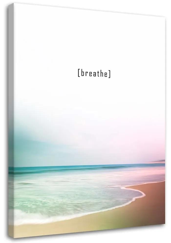 Obraz na plátně Pláž Moře Barevné - 80x120 cm
