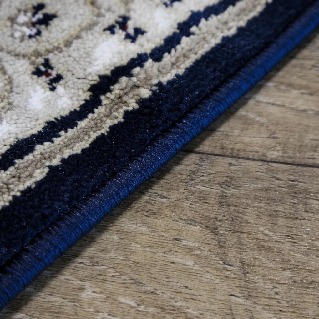Angel Carpet, Kusový koberec Sultan 25 Blue/red, 160x230, vícebarevná, kancelář