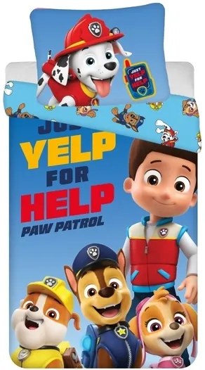 Jerry Fabrics povlečení bavlna Paw Patrol PP 427 Help 140x200+70x90 cm