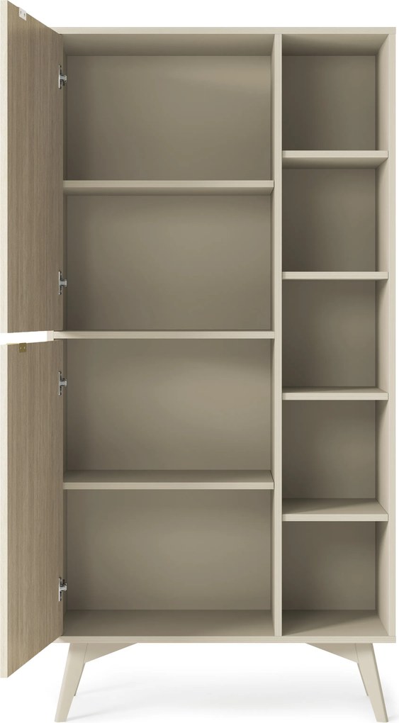 PSK Regál NATURAL, Písková/Scandi 80 cm