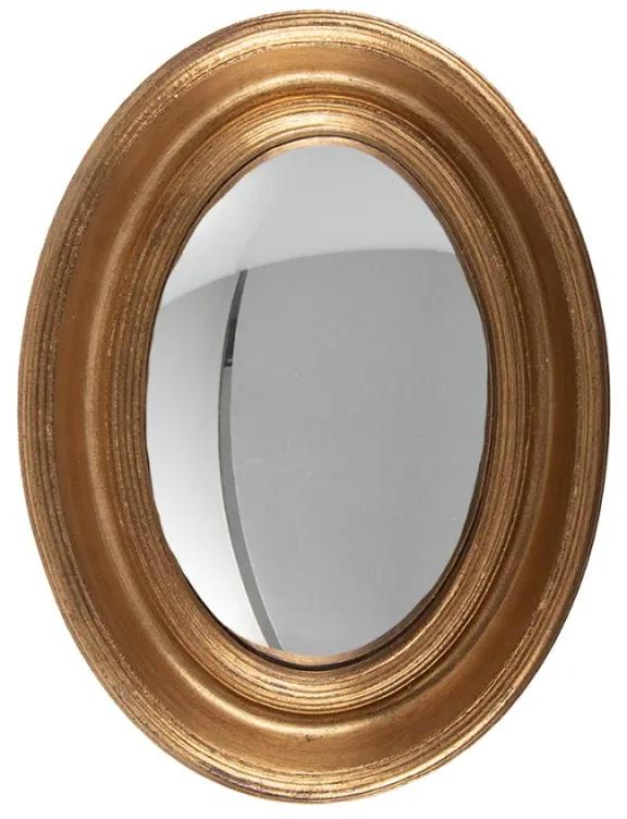 Nástěnné zrcadlo zlaté 24x5x32 cm – 24x5x32 cm
