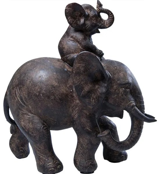Elefant Dumbo Uno dekorace hnědá