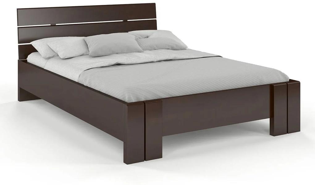 Prodloužená postel s úložným prostorem Arhus - buk   , Buk přírodní, 180x220 cm