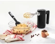 KitchenAid 5KHMB732EER bezdrátový ruční šlehač, královská červená