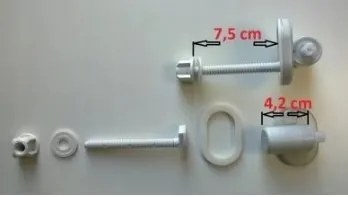 Cersanit Merida, toaletní sedátko pomalu padající z polyprepylenu, bílá, K98-0084