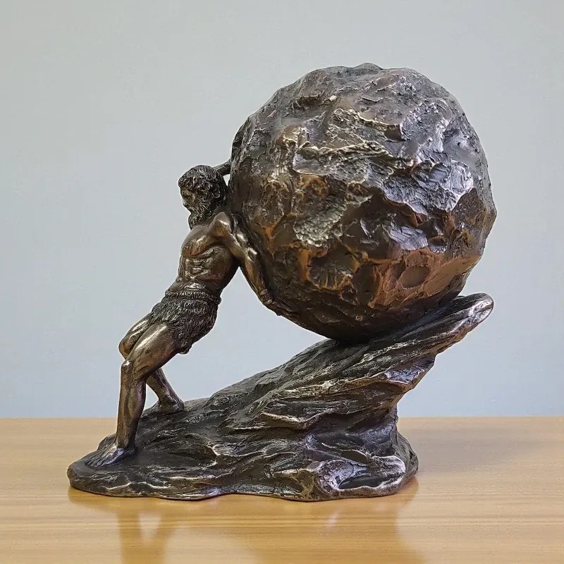 Sisyfos valí balvan do kopce, Veronese WU77845A1 (Sisyfovská práce – soška Veronese)