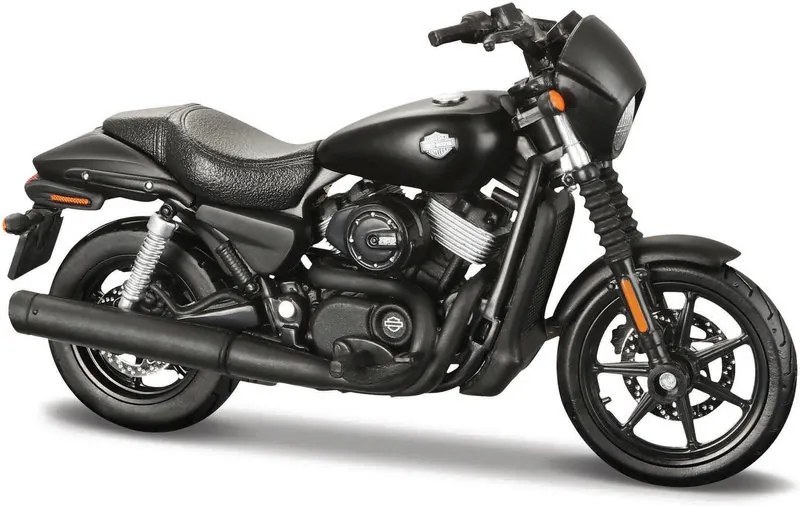 Maisto harley-davidson 2015 harley-davidson street 750 1:18 černá