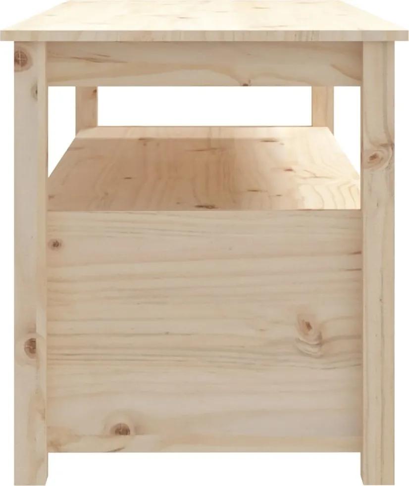 vidaXL Konferenční stolek 102 x 49 x 55 cm masivní borové dřevo [820932] Barva: Přírodní