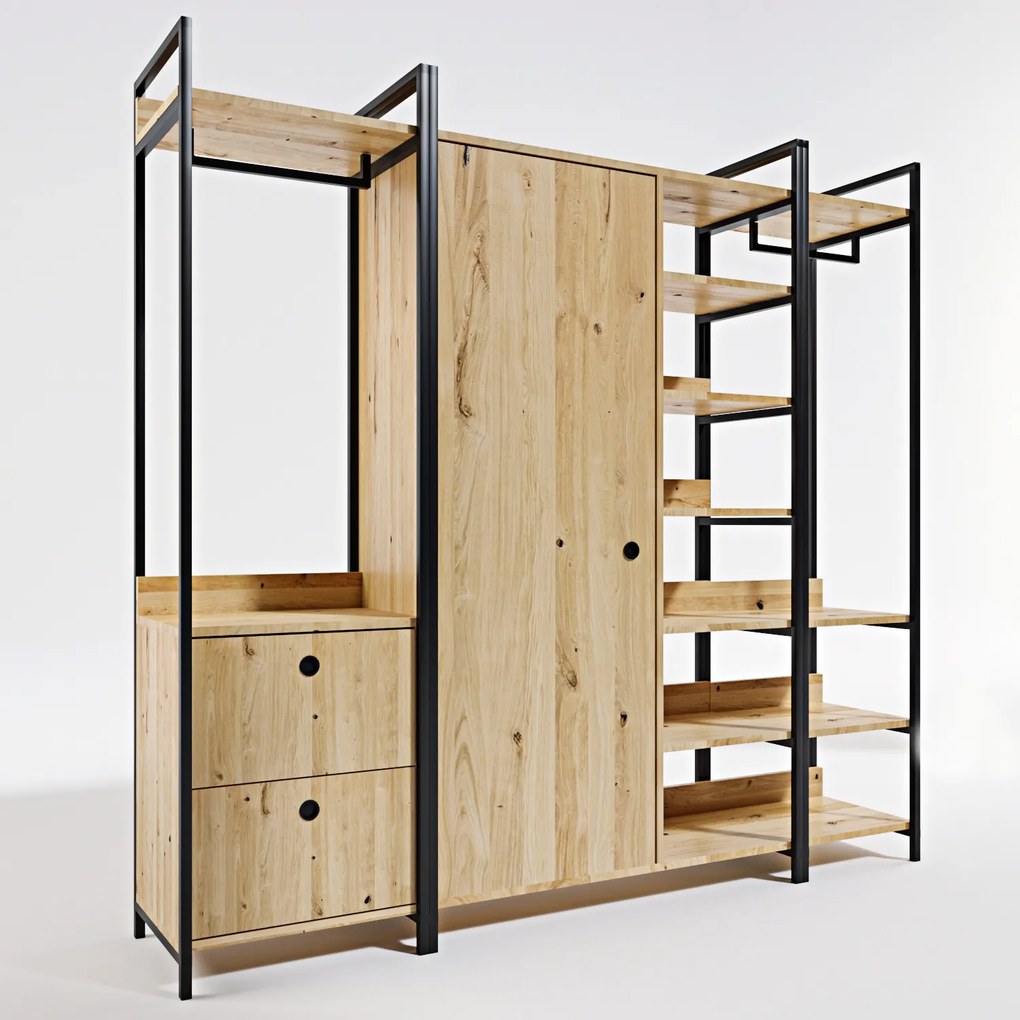 Kalune design Otevřená šatní skříň OKAN