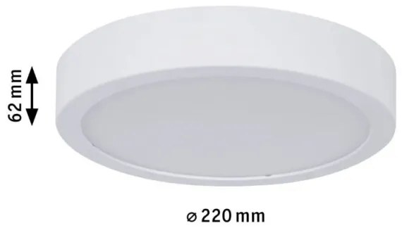 Paulmann 78923 - LED/13W IP44 Stmívatelné koupelnové stropní svítidlo AVIAR 230V