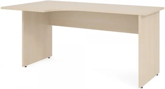 Ergonomický stůl Impress 140 x 90 cm, levý javor