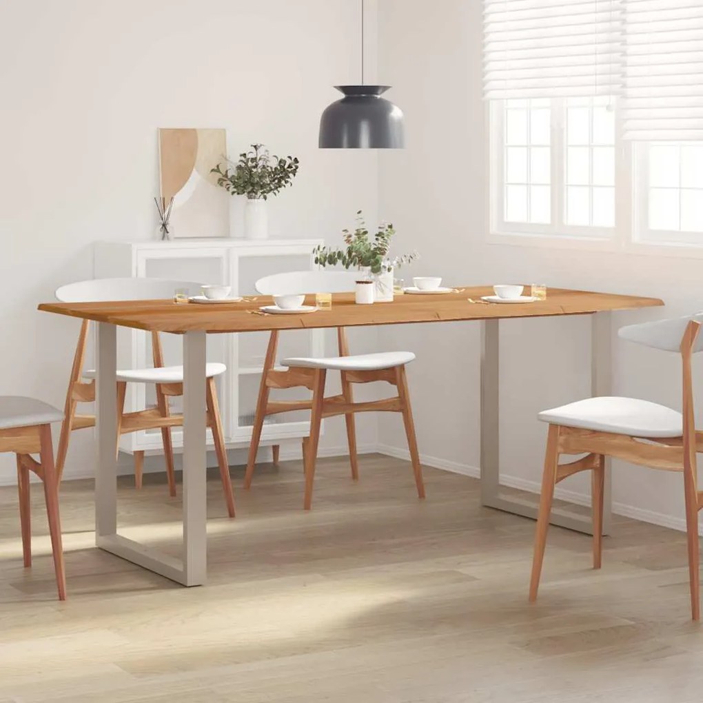 Jídelní stůl 180 x 90 x 76 cm masivní akáciové dřevo 286476