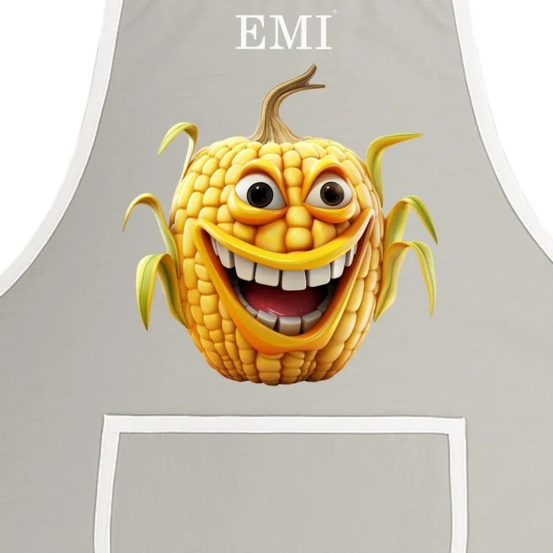 Kuchyňská zástěra Corny EMI, šedá