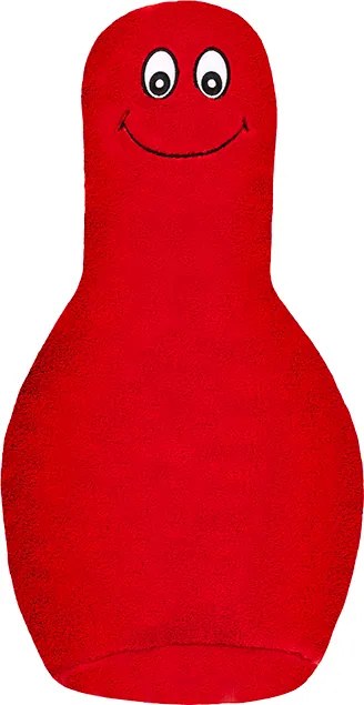 Bellatex Tvarovaný polštářek Červená 45x25 cm