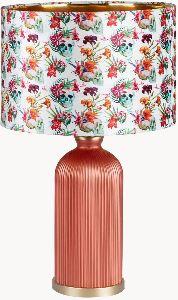 Velká stolní lampa ze skla Skullcandy