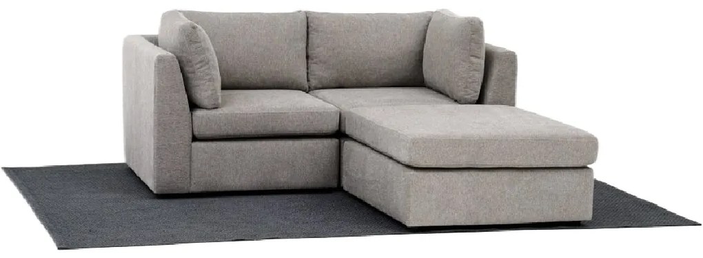 Hanah Home Rohová pohovka MOTTONA MINI světle šedá