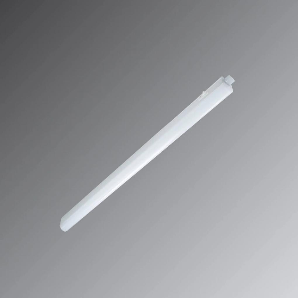 Bílá LED světelná lišta Eckenheim s vypínačem