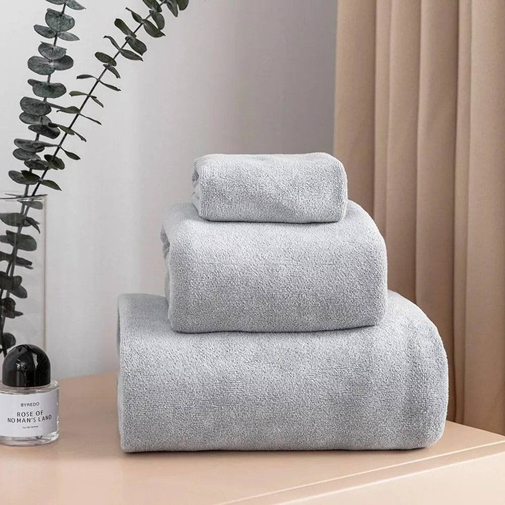 Spod Igły i Nitki Rychleschnoucí ručník 80x180 Active šedé mikrovlákno 380g/m2