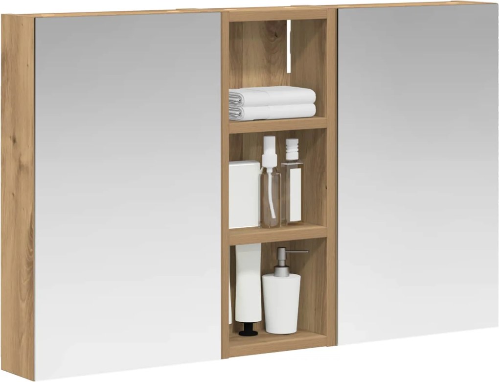 Sada koupelnových skříněk 3 ks 80 x 10,5 x 50 cm 3403655