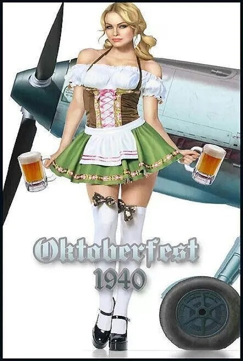 Plechová cedule Oktoberfest 1940 Velikost: A4 (30 x 20 cm)