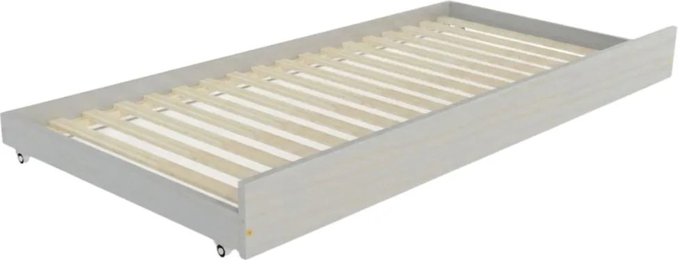 Benlemi Dřevěná výsuvná přistýlka SLEEP pod postel na kolečkách Zvolte barvu: Pastelově růžová, Zvolte rozměr: 80x170 cm (pod postel 80x180 cm), Zvolte typ: Pro postel LUCKY, TULY, PLOTTY, CHALOUPKA