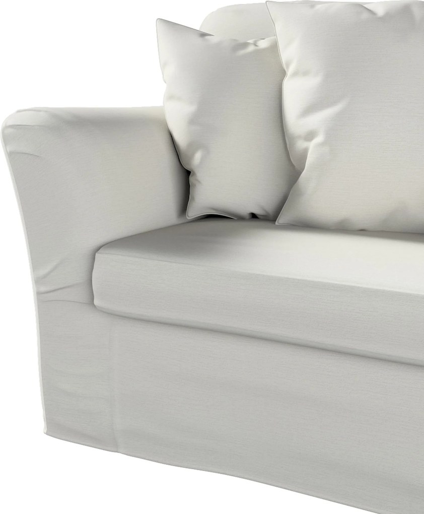 Potah na pohovku IKEA Tomelilla rozkládací barva šedá látka lesklé, pletený vzor, sametová