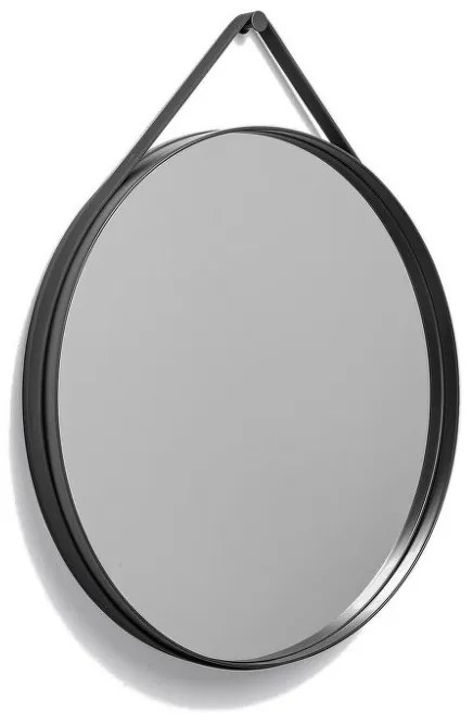 HAY Ex-display zrcadlo Strap Mirror 70 cm (silicon), anthracite