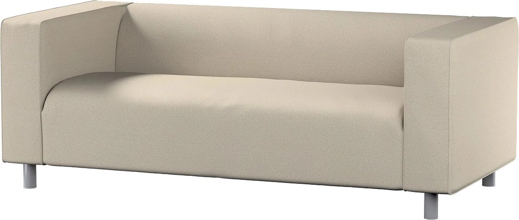 Potah na pohovku IKEA Klippan 2-místná barva béžová látka pletený vzor