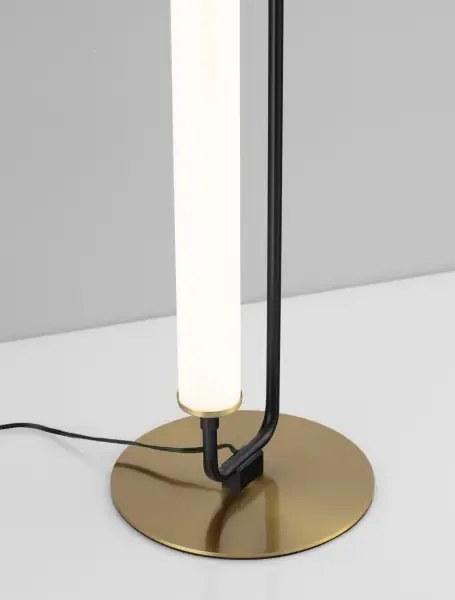 LED černá stolní lampa Wetro