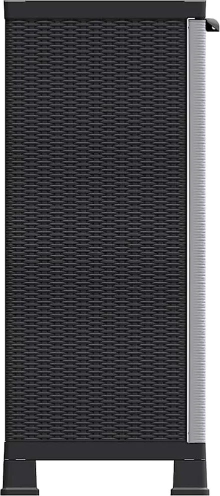 Plastová skříňka 68 x 39 x 92 cm ratanový design 337898