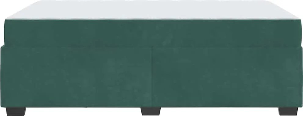 Rám postele s matrací Tmavě zelená 120 x 200 cm textil 3399287