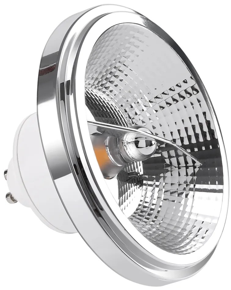 Halogenová LED žárovka GU10 teplá 3000k 10,5w 550 lm bílá