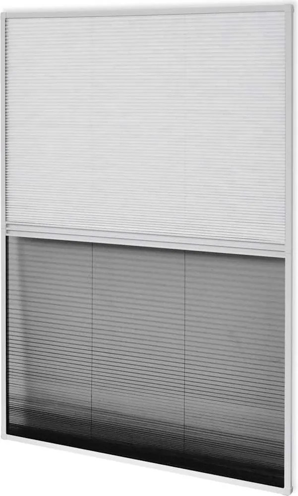 Plisovaná okenní síť proti hmyzu 160 x 80 cm se zastíněním 141131