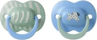 Tommee Tippee Ultimate Fit DECO silikonový dudlík 6-18 m BOY 2ks - víc