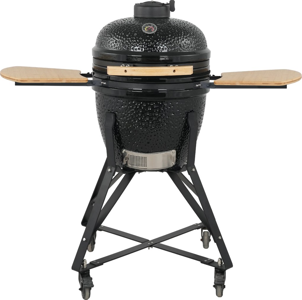 Keramický Kamado BBQ gril BestBerg BBGK-46B / Ø 38,3 cm / černá