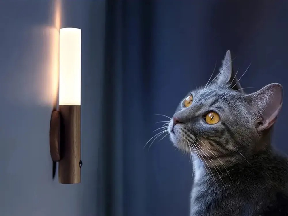Verk Group Led svítidlo teplé nástěnné svítidlo s detektorem pohybu nástěnný magnet