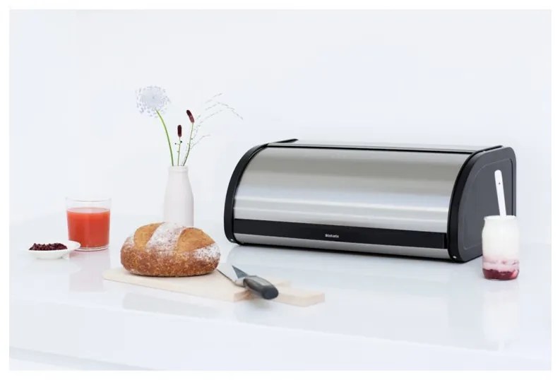 Brabantia Roll Top Chlebník -17,5x44,5x27 cm - matná ocel FPP