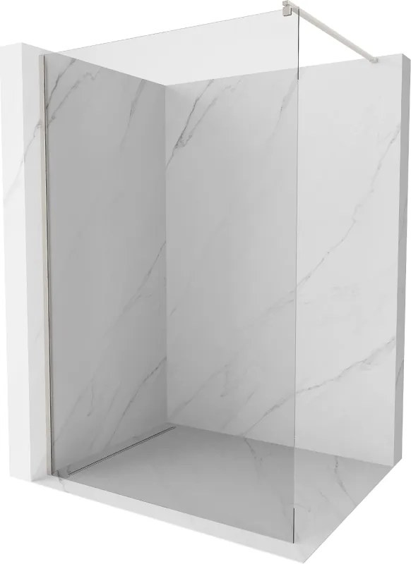 Mexen Kioto, sprchová zástěny typ Walk-In 105 x 200 cm, 8mm čiré sklo, ocelová, 800-105-101-97-00