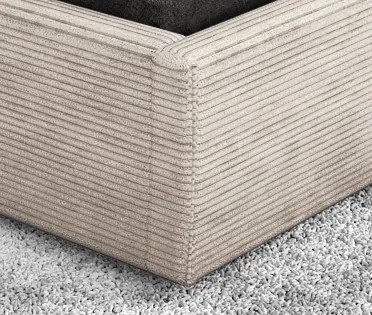 Postel LINCOLN 120x200 černá s úložným prostorem