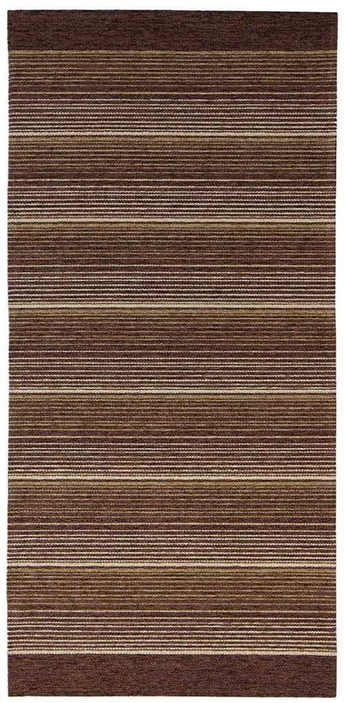 Oriental Weavers, Pratelný běhoun Laos 142/999X, 75x160, hnědá, chodba / předsíň