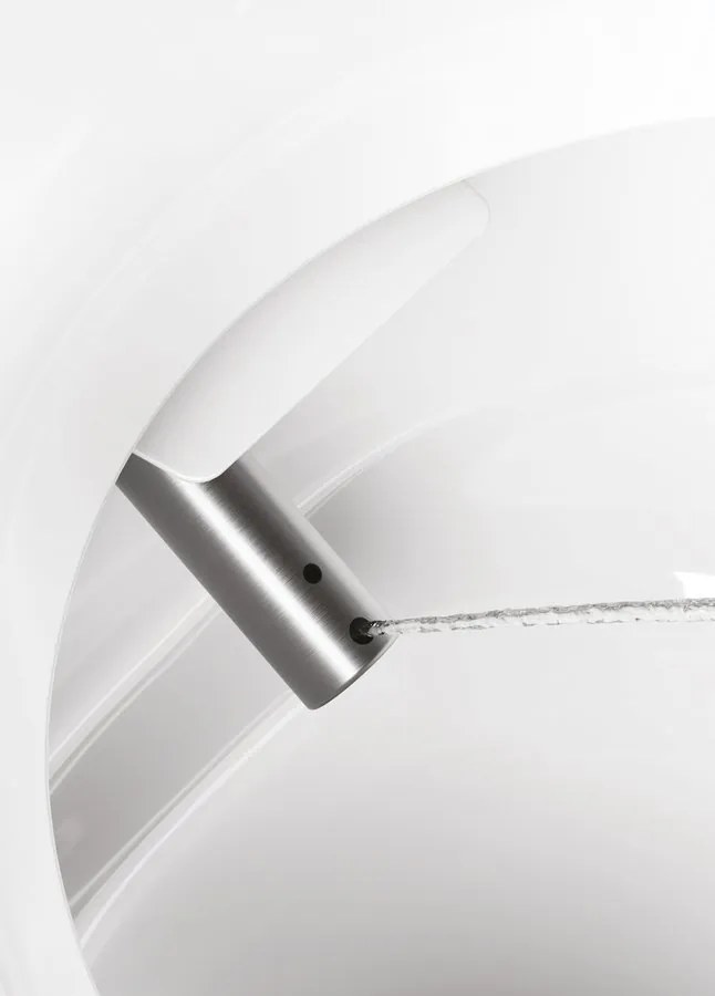 GSI GSI, WCLEAN závěsné WC Swirlflush s integrovaným elektronickým bidetem, bílá ExtraGlaze, 7418K11