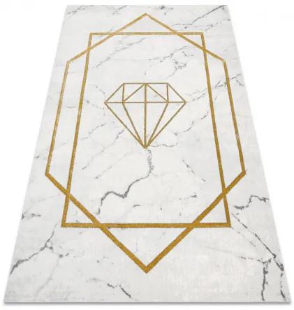 Dywany Luszczow Kusový koberec EMERALD EXCLUSIVE 1019 diamant, mramor krém / zlato Rozměr koberce: 80 x 150 cm