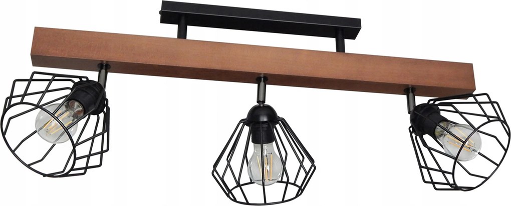 Dřevěná Závěsná Stropní Lampa Stropní Svítidlo Led Loft Do Obývacího Pokoje