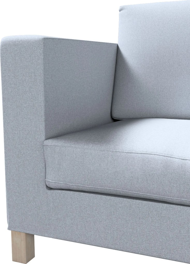 Potah na pohovku IKEA  Karlanda 3-místná nerozkládací, krátký barva modrá látka pletený vzor