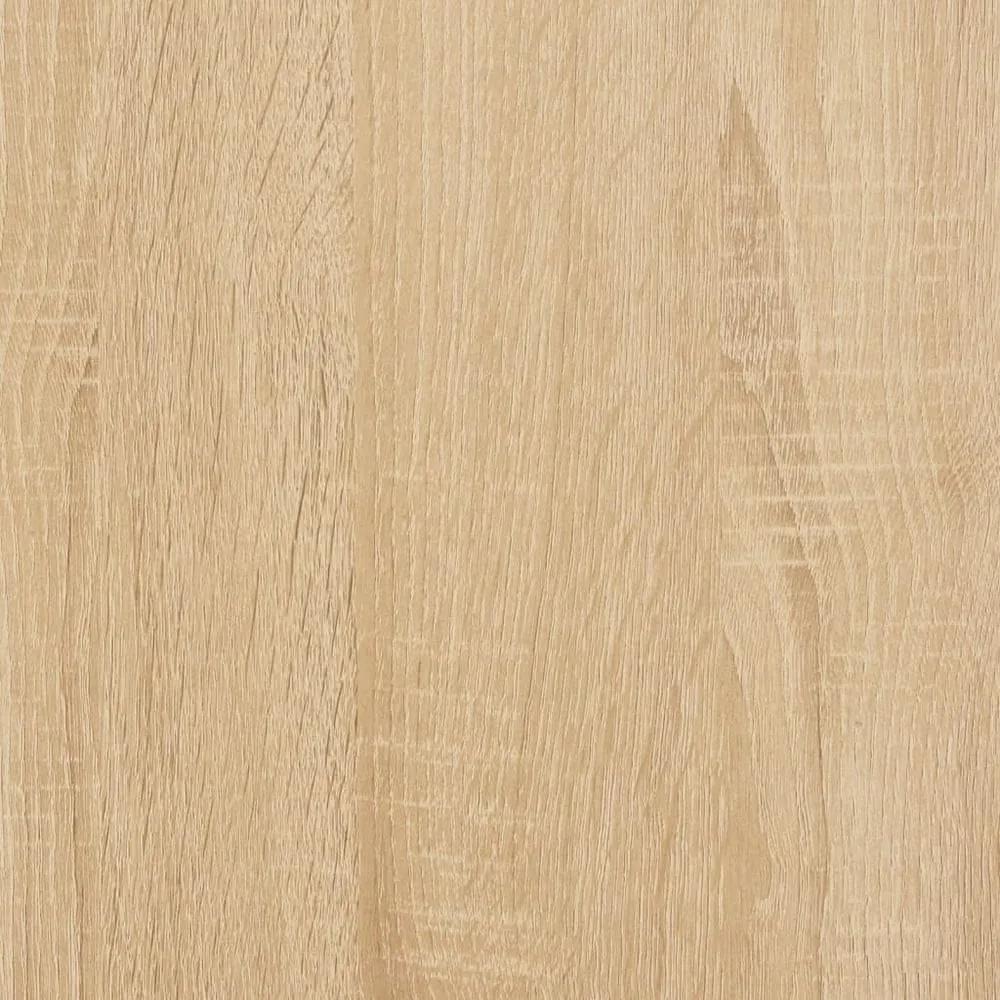 Petromila Knihovna dub sonoma 127,5 x 28,5 x 172,5 cm kompozitní dřevo