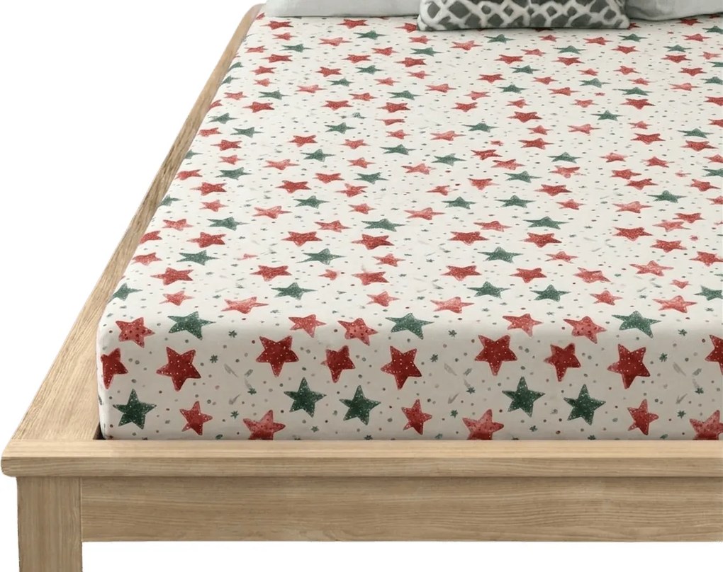 Prostěradlo z mikrovlákna COLORFUL STARS barevné 180x200 cm