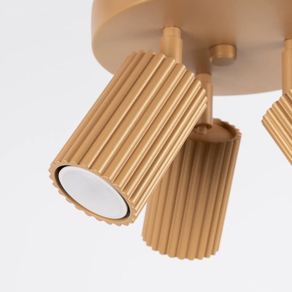 Sollux Lighting Stropní svítidlo KARBON 3P zlaté